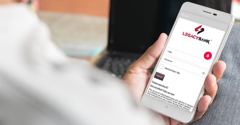 Mobile Apps - Legacy Bank